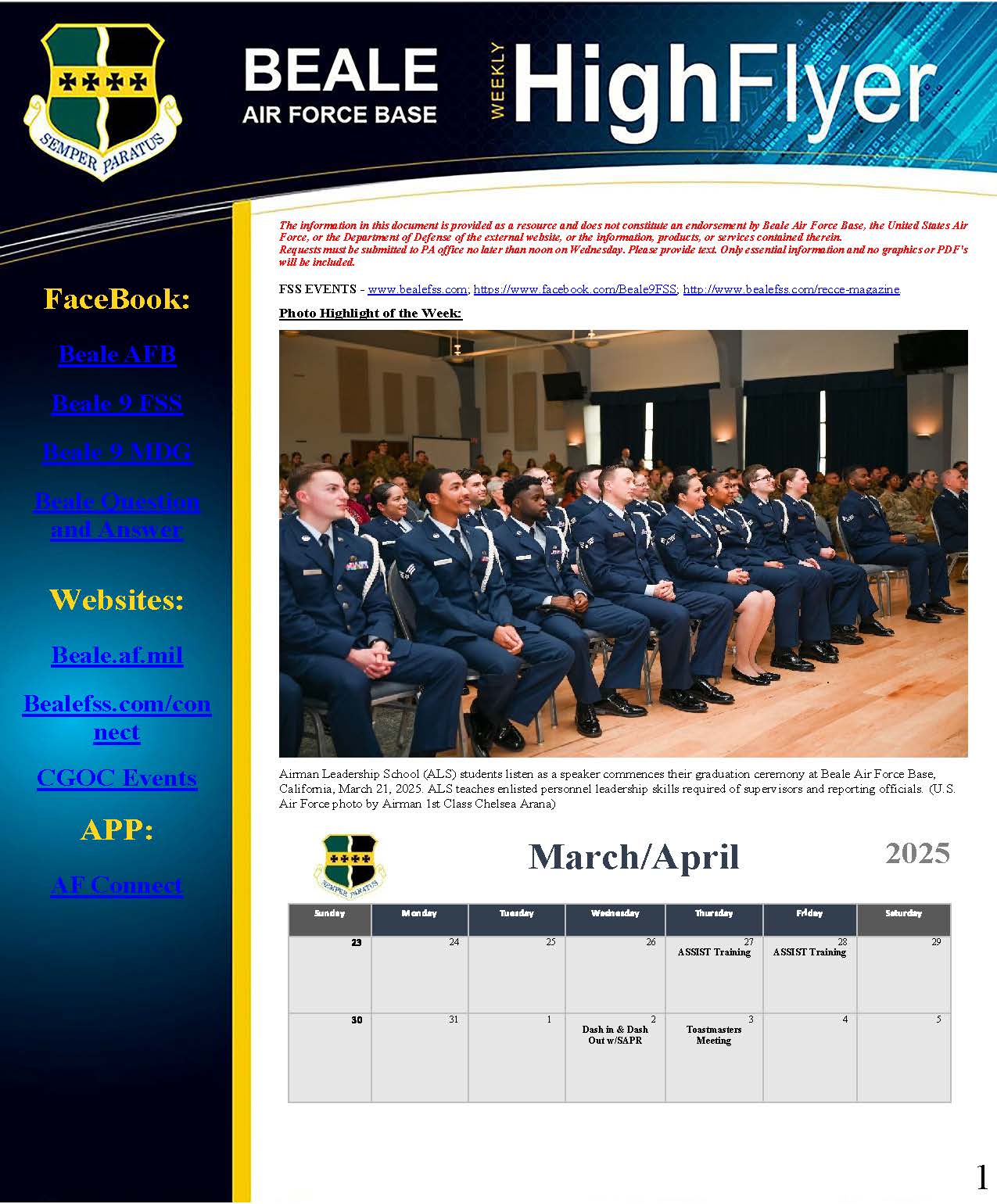 Beale Air Force Base > Home